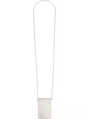 AMBUSH Hard Case Chain Necklace - Silver