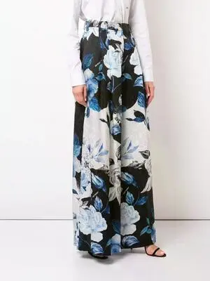 Off-white High Waisted Pants For Women
