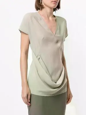 Rick Owens Draped Viscose Blouse