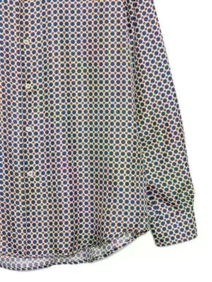 Aspesi Geometric-print Silk Shirt