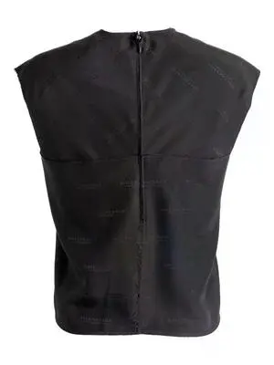 Balenciaga Logo-print Sleeveless Top
