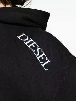 DIESEL® Logo-embroidered Hooded Sweatshirt