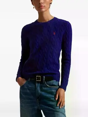 Polo Ralph Lauren Cable-knit Wool Pullover - Blue