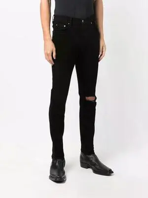Amiri Slim-cut Distressed Jeans
