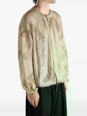 MAGLIANO Embellished Cable-knit Cardigan