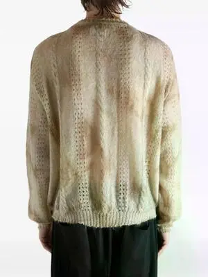 MAGLIANO Embellished Cable-knit Cardigan
