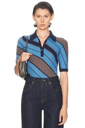 Acne Studios Diagonal Stripe Knit Top