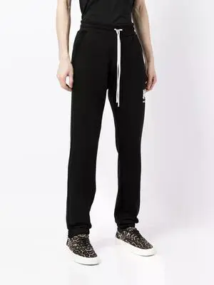 Amiri Logo-print Cotton Track Pants - Black
