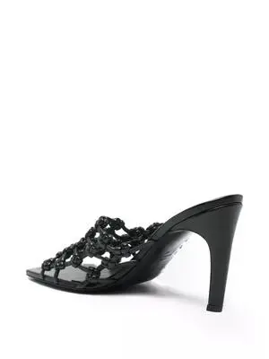 TOTEME 85mm Knotted Leather Sandals
