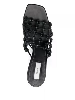 TOTEME 85mm Knotted Leather Sandals