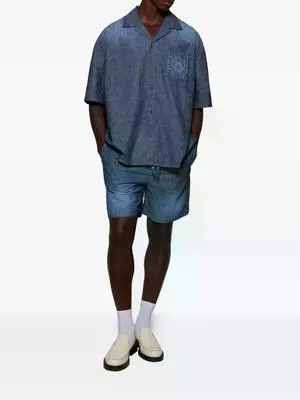 Loewe Embroidered-pocket Short-sleeve Shirt