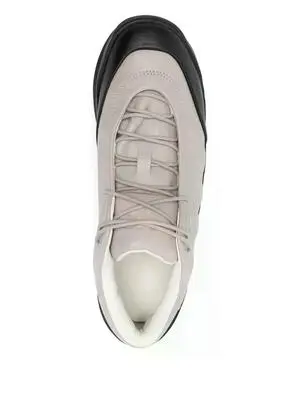 Y3 Leather Lace-up Sneakers - Neutrals