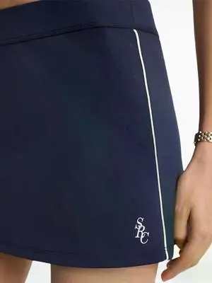 Sporty & Rich Side-stripe Short Skirt
