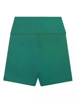 Sporty & Rich Cycling Shorts With Logo Embellishment - Green