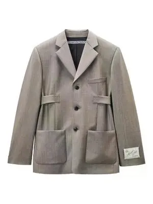 Alexander Wang Tab-detailed Blazer - Grey