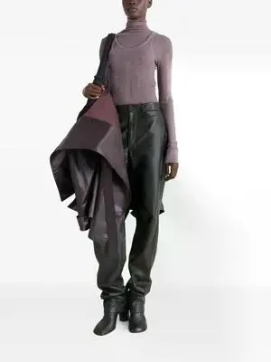LEMAIRE Twisted Five-pocket Leather Trousers