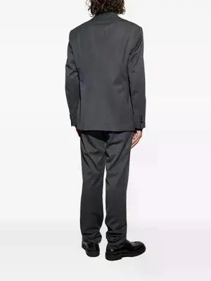 Giorgio Armani Single-breasted Wool Suit - Grey