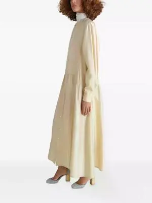 LEMAIRE Gathered Buttoned Maxi Dress
