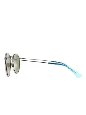 Maui Jim Round Frame Sunglasses - Silver