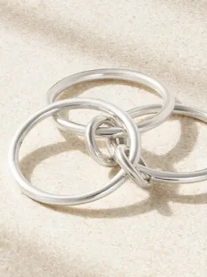 SPINELLI KILCOLLIN Solarium Sterling Ring Set - Silver