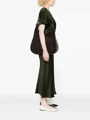 Benedetta Bruzziches Suede Shoulder Bag