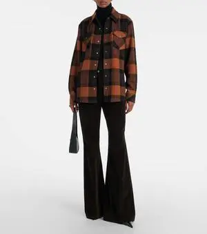 GOD'S TRUE CASHMERE Checked Cashmere Shirt