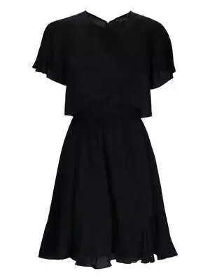Armani Exchange Frill-detail Layered Dress - Uc001