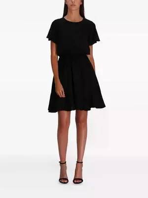 Armani Exchange Frill-detail Layered Dress