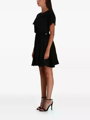 Armani Exchange Frill-detail Layered Dress