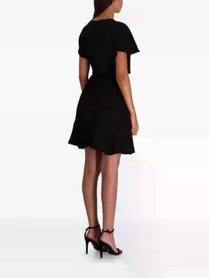 Armani Exchange Frill-detail Layered Dress
