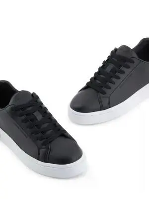 Armani Exchange Leather Logo Sneakers