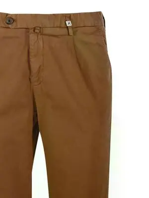 MYTHS Pleated Cuffed Straight Leg Trousers