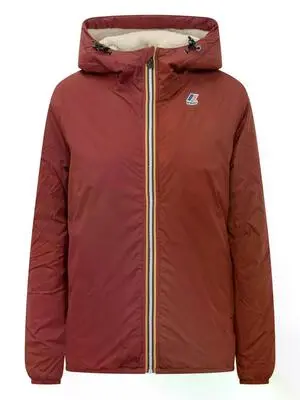 K-WAY K-Way Hooded Padded Jacket Red