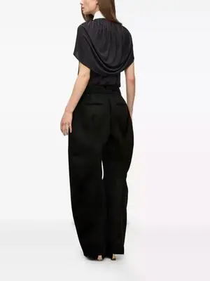 Karl Lagerfeld Karl Studio Wide-leg High-waisted Voluminous Trousers