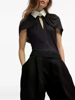 Karl Lagerfeld Karl Studio Wide-leg High-waisted Voluminous Trousers