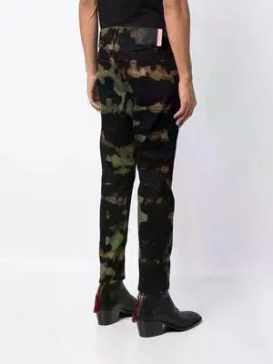 STAIN SHADE Abstract Print Straight-leg Jeans