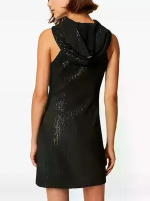 TWINSET Sequin-embellished Hooded Dress