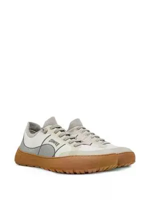 Camper Logo Detail Knitted Sneakers - Neutrals