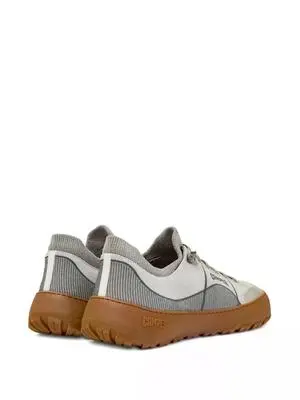Camper Logo Detail Knitted Sneakers - Neutrals