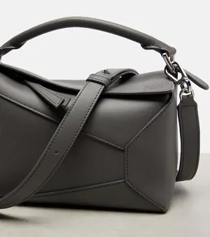 Loewe Puzzle Edge Small Top-handle Bag - Grey