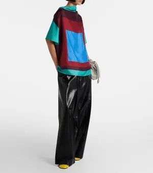 Loewe Printed Silk Satin Top