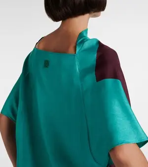Loewe Printed Silk Satin Top