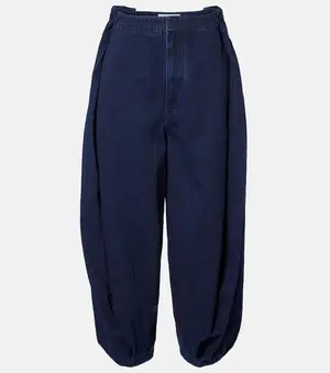 Loewe Draped Wide-leg Jeans