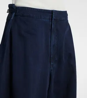 Loewe Draped Wide-leg Jeans