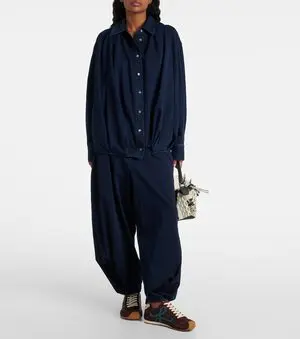 Loewe Draped Denim Shirt