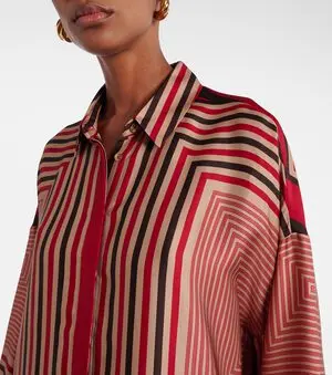 Faithfull The Brand Cora Printed Oversized Shirt - Multicoloured