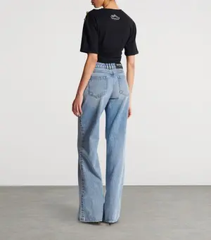 Balmain High-rise Straight-leg Jeans