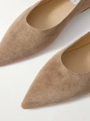 Gabriela Hearst Fleur Suede Ballet Flats