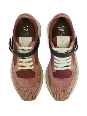 GIUSEPPE ZANOTTI Paneled Low-top Sneakers - Pink