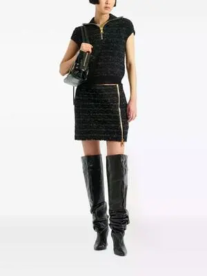 Balmain Tweed Mini Skirt